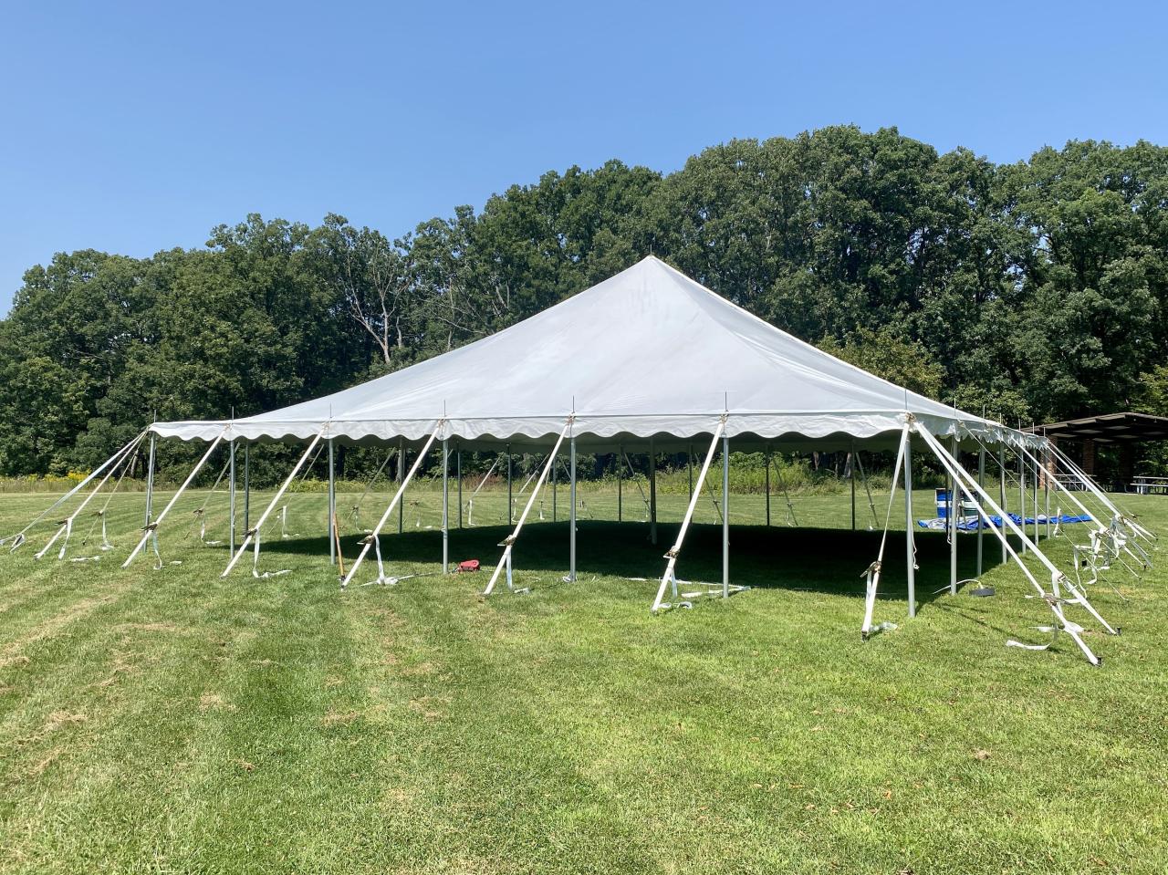 40×40 Pole Tent – Heartland Tents & Event Rentals