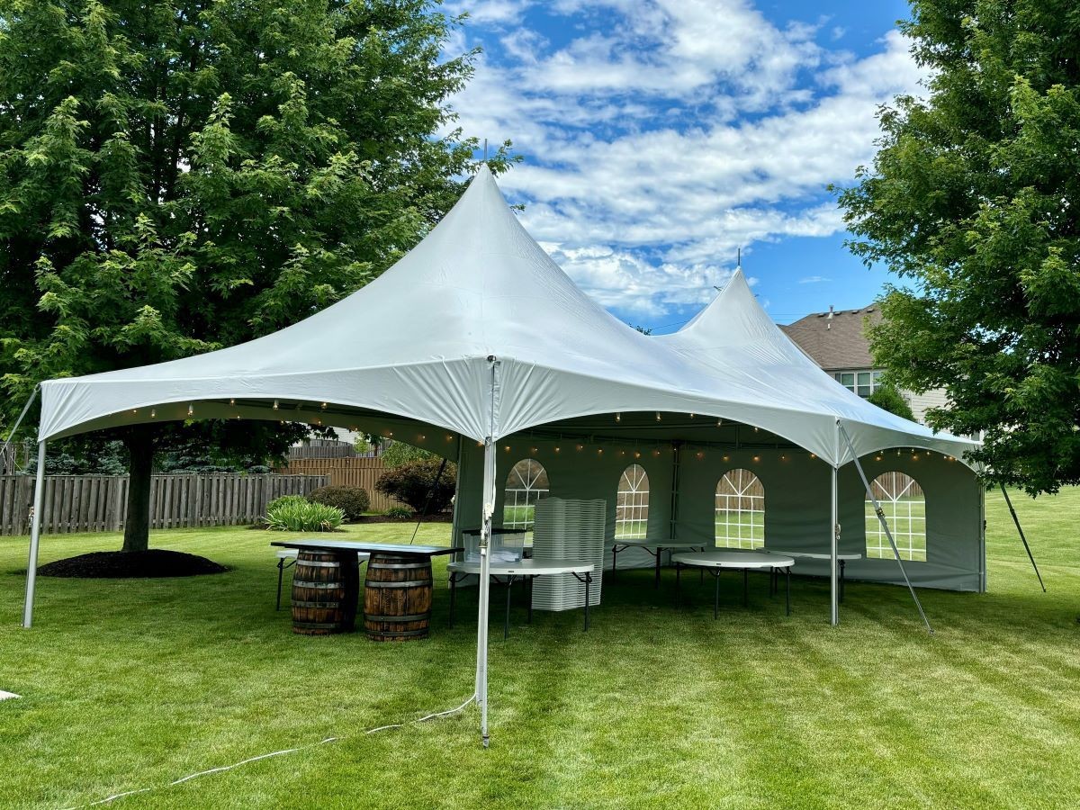 20×40 High Peak Tent – Heartland Tents & Event Rentals