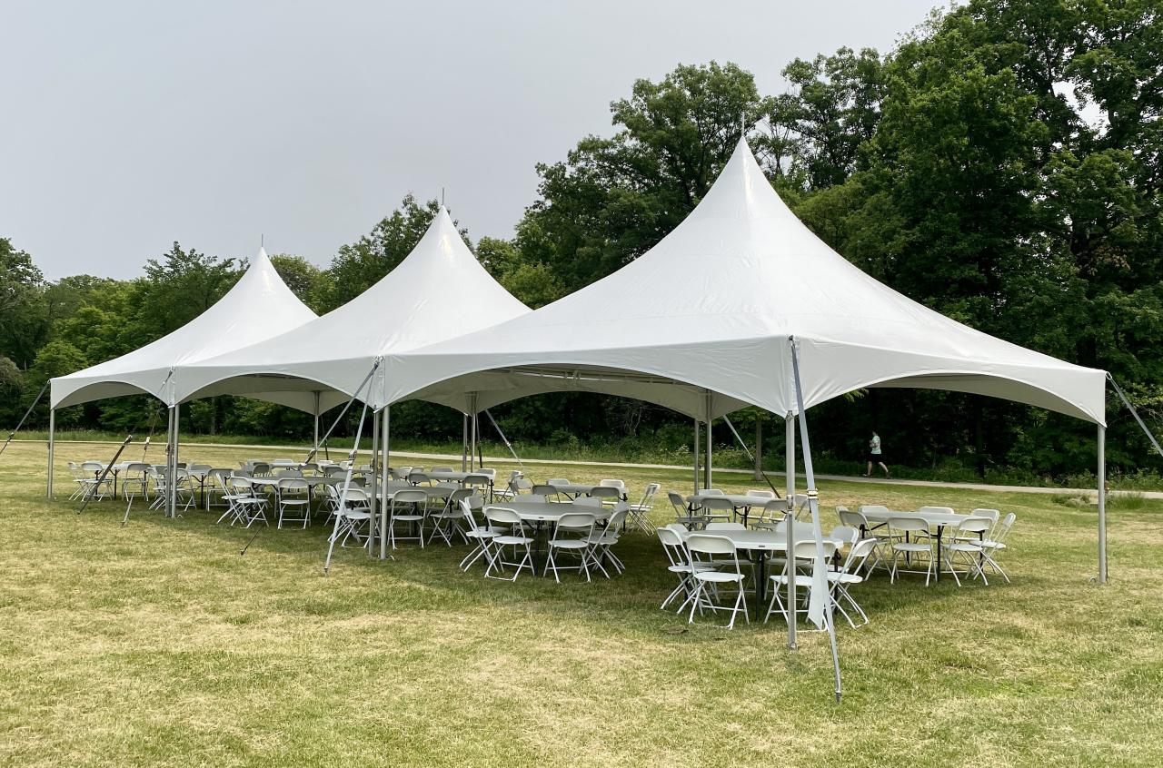 20×70 High Peak Tent (20×40, 20×30) – Heartland Tents & Event Rentals