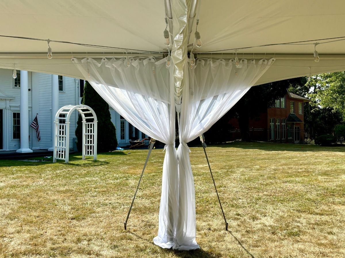 Pole Drapes – Heartland Tents & Event Rentals